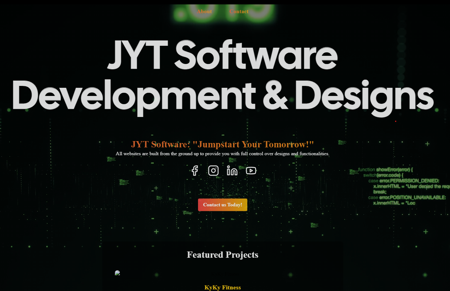 About Us | JYT Software | jytsoftware.com